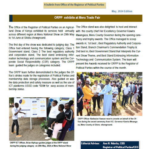 Office of the Registrar of Political Parties - Strengthening Political ...